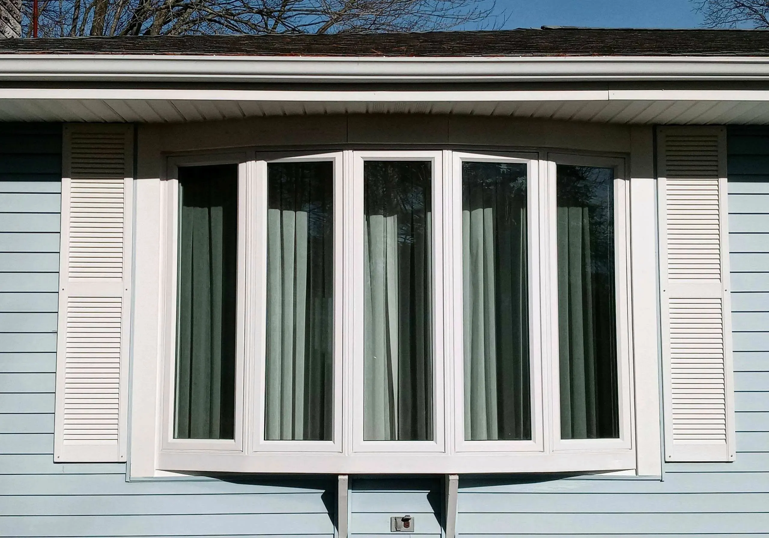 5 Lite Bow Window and Twin Casement Window - The Window Source of Rhode ...