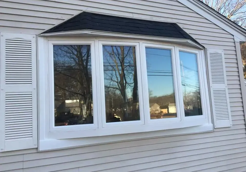 4-lite Bow Window Install - The Window Source of Rhode Island
